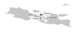 Carte de Java : Plans de Java [Régions et Sites touristiques]