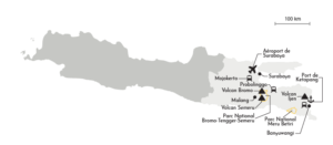 Carte de Java : Plans de Java [Régions et Sites touristiques]