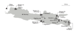 Carte de Java : Plans de Java [Régions et Sites touristiques]